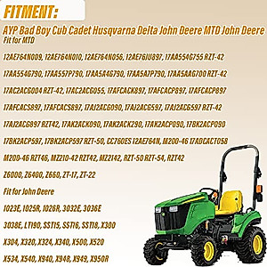 Ignition Starter Switch with Keys 3 Position Fits for AYP Bad Boy Cub Cadet Husqvarna Delta John Deere MTD John Deere Replaces 725-04228 925-04228 92504228 AM133596 583070001