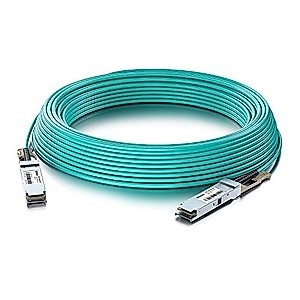 100G QSFP28 Active Optical Cable - 100GBASE QSFP28 to QSFP28(EDR) OM3 AOC Cable for Cisco QSFP-100G-AOC5M, 5-Meter