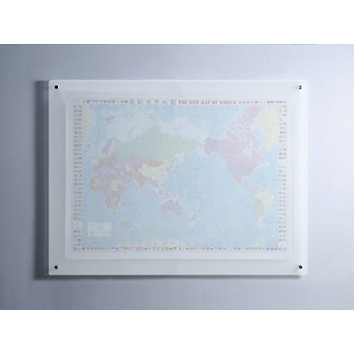 Audio-Visual Direct Frosted Glass Dry-Erase Board Set - 2' x 1.5' - Includes Hardware & Marker Tray (Non-Magnetic)