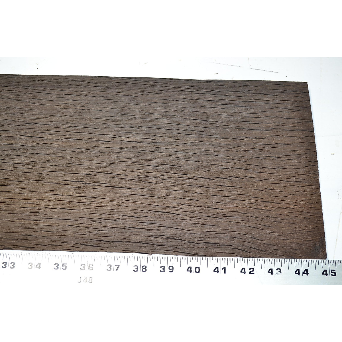 Fumed Oak Raw Wood Veneer Sheet 8 x 44 inches 1/42nd Thick