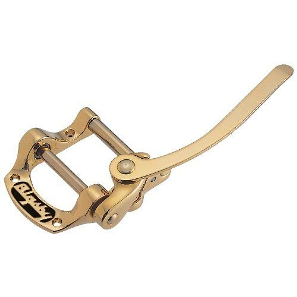 Bigsby B5 Guitar Vibrato For Flat Top Electrics, Gold (Gibson SG, Flying V, Exlporer, Firebird)