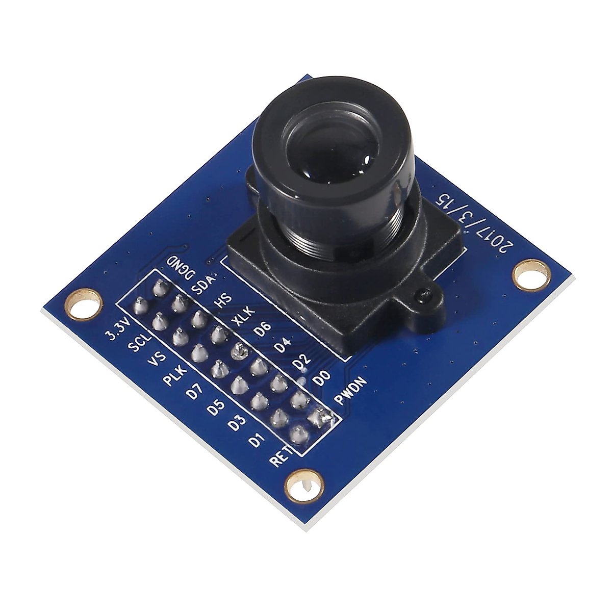 ACEIRMC 6pcs VGA OV7670 640x480 0.3Mega 300KP VGA CMOS Camera Module I2C Compatible with Arduino ARM FPGA