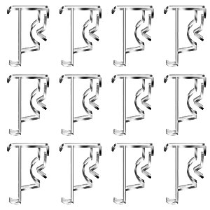 12 Pcs Valance Blind Clips Replacement Clear 2 Inch Blind Clips Plastic Hidden Clips Replacement Valance Clips for Blinds Valance Horizontal Blinds Parts