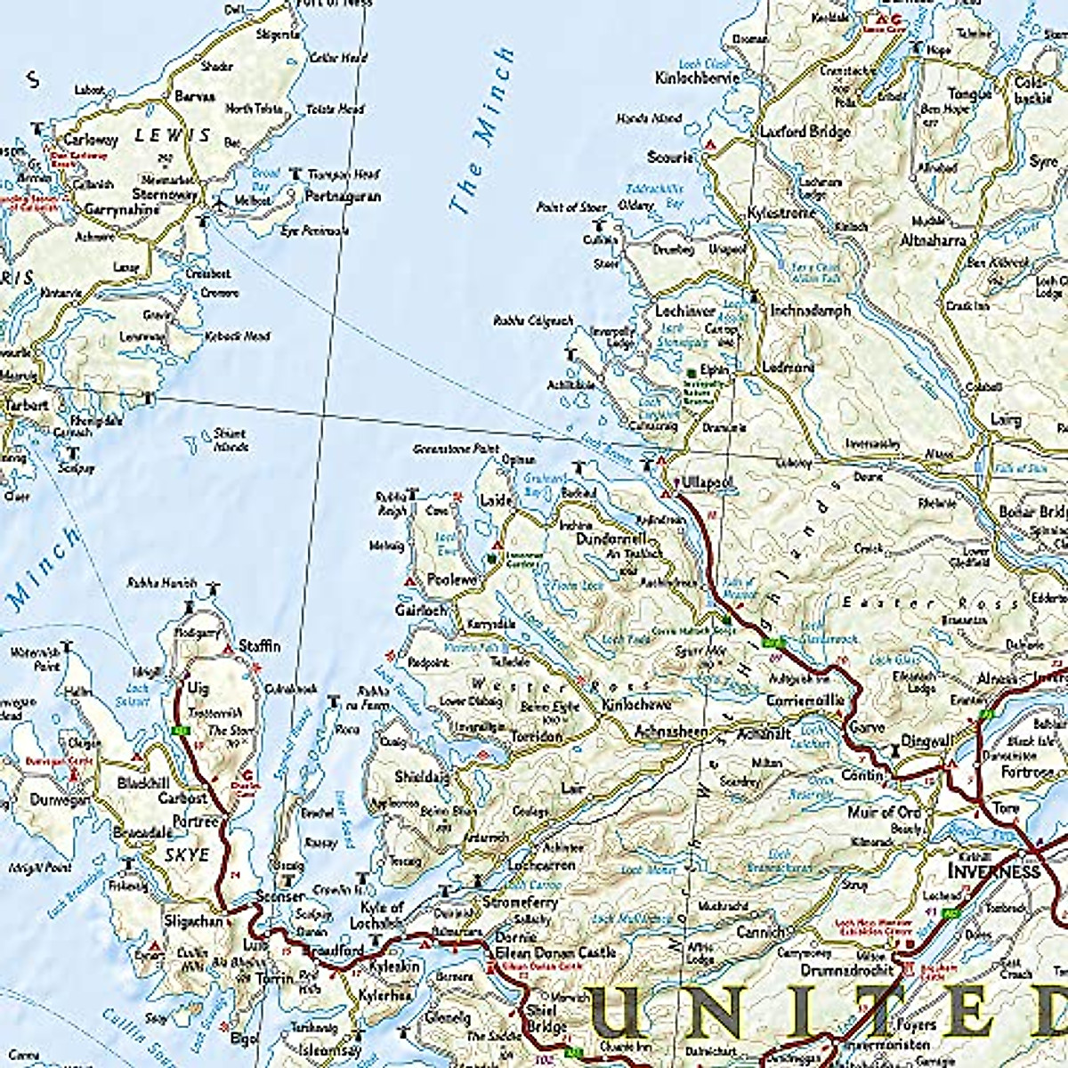 United Kingdom Map (National Geographic Adventure Map, 3325)