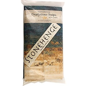 Stonehenge Gradations Oxidized Copper Stone Strips 40 2.5-inch Strips Jelly Roll Northcott