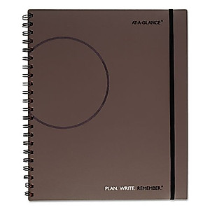 AT-A-GLANCE. Two-Days-Per-Page Planning Notebook, Gray, 8 1/2" x 11" (80620430)