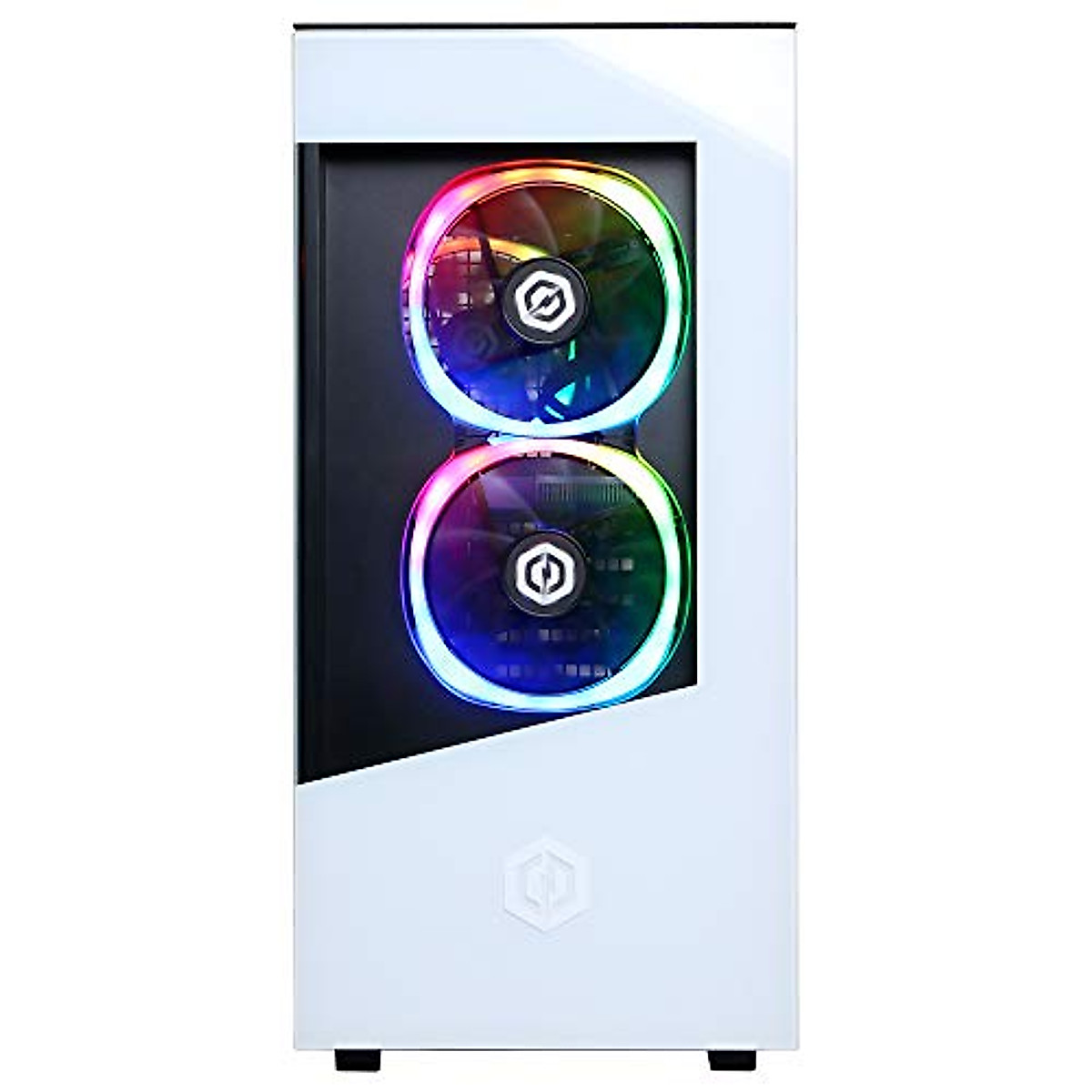 CyberpowerPC Gamer Master Gaming PC, AMD Ryzen 3 3100 3.6GHz, GeForce GT 1030 2GB, 8GB DDR4, 240GB SSD, 2TB HDD, WiFi Ready & Win 10 Home (GMA888A4), White