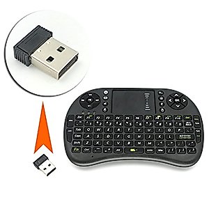 Mini Wireless Keyboard 2.4GHz Touch-pad Mouse Combo Plus OTG Cable - TV xStream, Compatible with Firesticks, Android TV Box, IPTV, 4K Media Stick, Smart TV, PC, X-Boxes +More