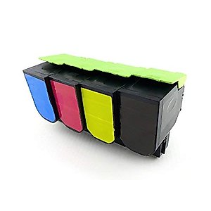 Green2Print Toner Set, 4 cartridges 1x 2500, 3X 2000 Pages Toner Cartridge for Lexmark CX310N, CX310DN, CX410DE, CX410DTE, CX410E, CX510DE, CX510DHE, CX510DTHE
