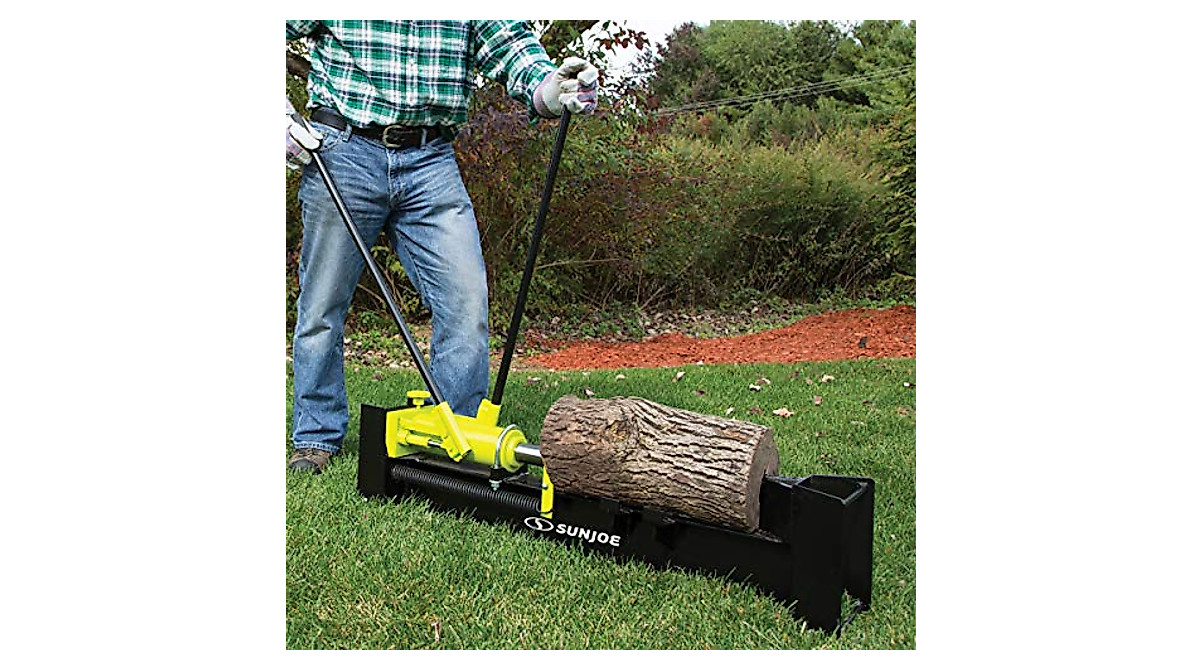 Sun Joe LJ10M 10-Ton Hydraulic Log Splitter - Powerful & Portable