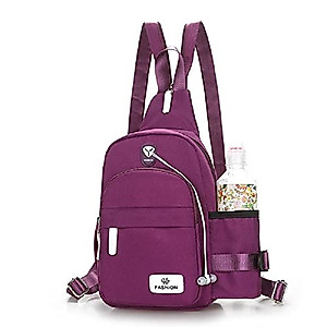 Backpack Nylon Sling Bag Multipurpose Daypacks Shoulder Bags Crossbody Backpack for Hiking Camping Sports Chest Bag