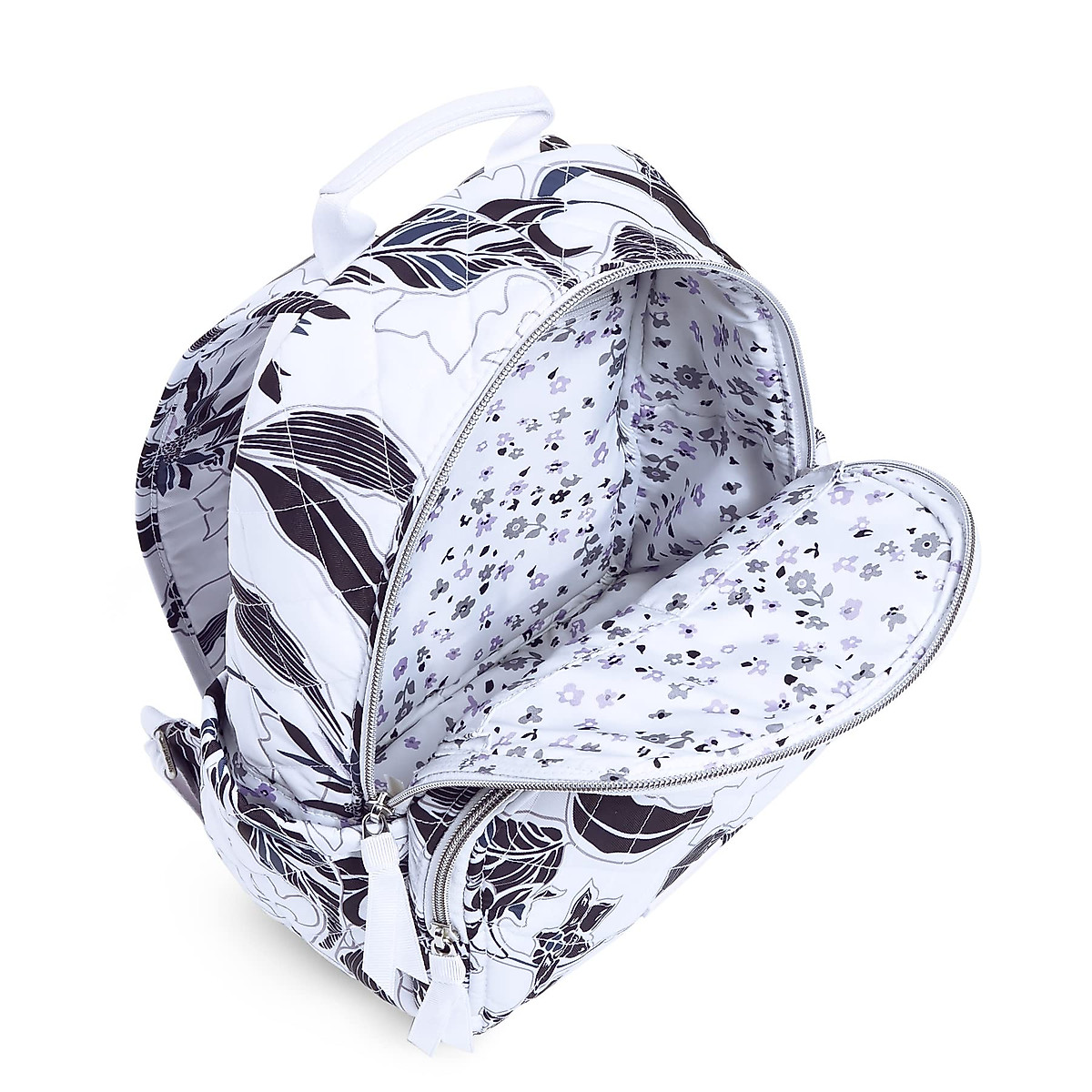 Vera Bradley Women's Performance Twill Small Backpack, Twilight Garden, One Size