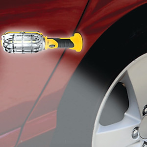 Ontel Handy Brite Ultra-Bright Cordless LED Work Light, 500 Lumens, Magnetic Base, Battery-Powered LED Light, (3) AA Batteries Included, Compact & Lightweight Portable LED Flashlight