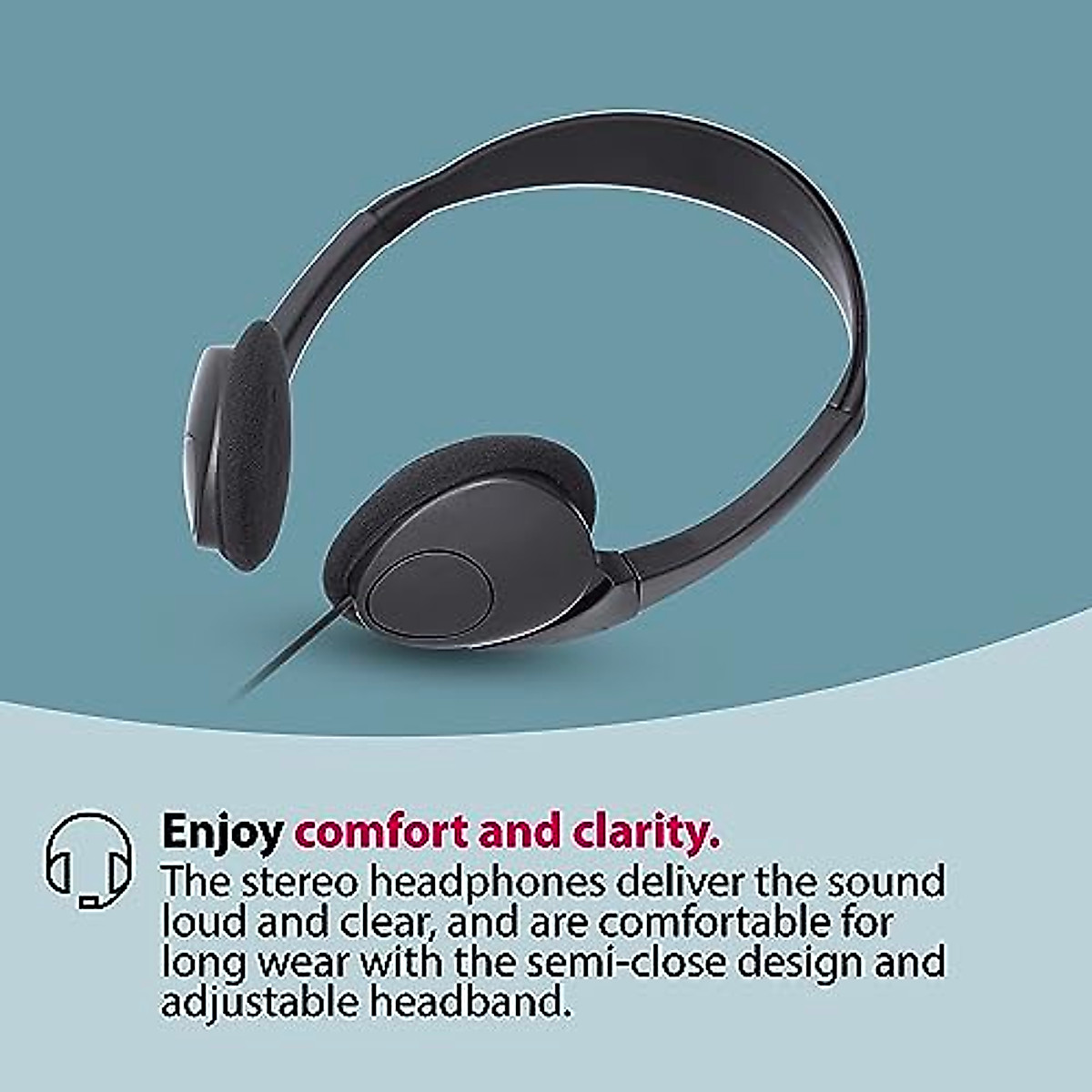 Bellman & Symfon Mino Digital Hearing Amplifier with Headphones and Microset – Reduce Background Noise and Easily Listen to Conversations with Slim, Lightweight, & Rechargeable Hearing Amplifier