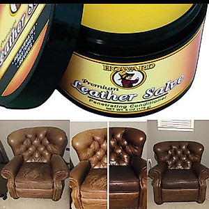 Howard Products Leather Salve - Leather Conditioner for Car Interior, Rejuvenates, Protects, Revives Leather: Couches, Shoes, No Sticky Residue