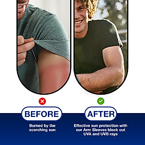 ARMORAY Arm Sleeves for Men - Tattoo Cover Up Sleeves - Arm Sleeves for Women - Sleeves to Cover Arms for Women & Men - Arm Compression Sleeve