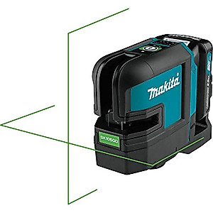 Makita SK105GDNAX 12V max CXT® Lithium-Ion Cordless Self-Leveling Cross-Line Green Beam Laser Kit (2.0Ah)