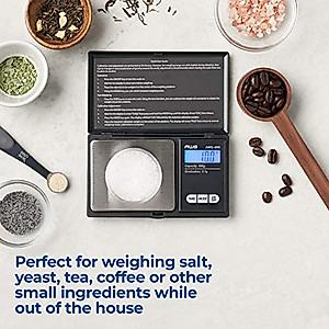 AWS - Digital Pocket Weight Scale - 600 G x 0.1 G - (Black)