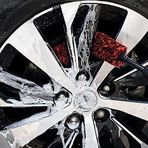 brushdepot Car Wash Brush Set - Perfect for Sparkling Wheels and Tires