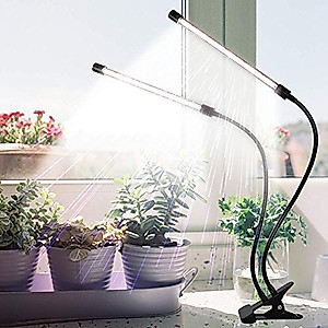 GHodec Grow Light,Full Spectrum White 84 LED Clip Plant Lights for Indoor Plants Growing, 4/8/12H Timer & 5 Dimmable Levels