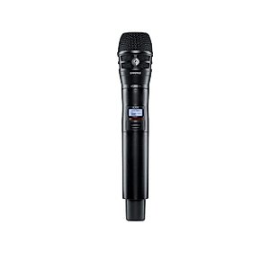 Shure ULXD2/K8B Handheld Transmitter with KSM8 Black Vocal Mic Capsule - for use with ULX-D Digital Wireless Microphone Systems, Receiver Sold Separately | H50 Band (ULXD2/K8B=-H50)