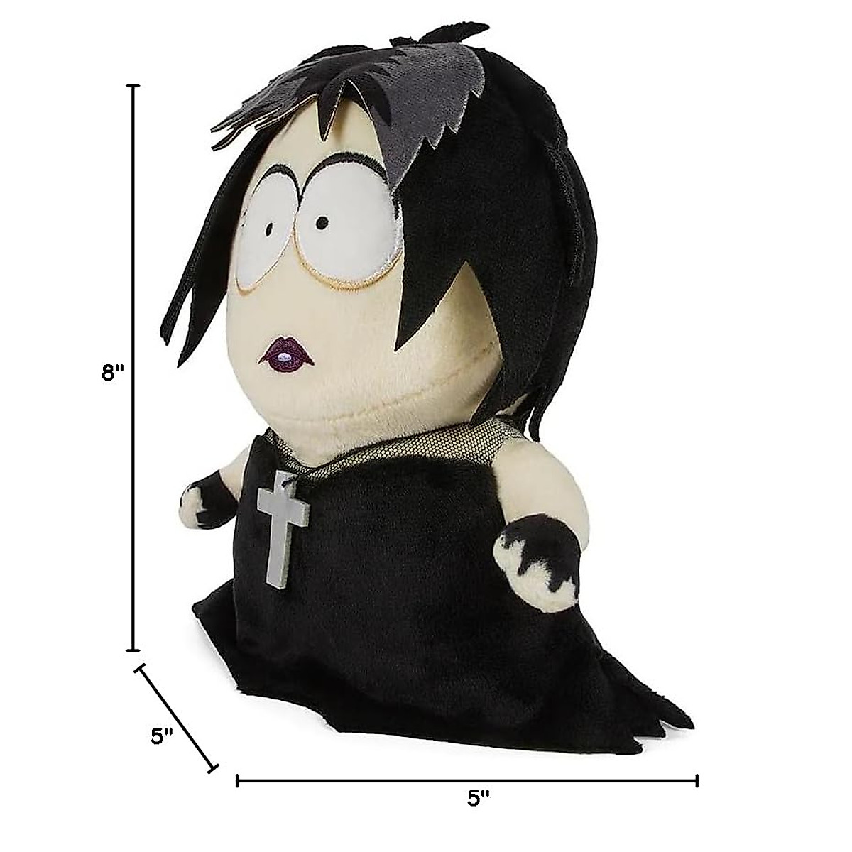 Kidrobot South Park Goth Kid Henrietta 8 Inch Phunny Plush
