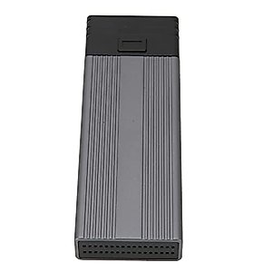 M.2 NVME SSD Enclosure, Aluminum Heat Sink 2TB Hard Disk Easy to Use 10Gbps USB C SSD Enclosure for Game Consoles PS5 for Computers for Tablets(Silver)