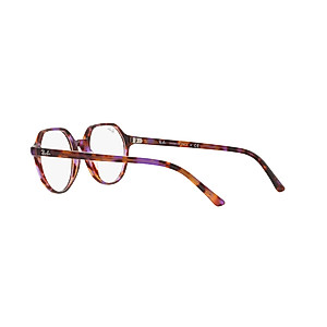 Ray-Ban RX5395 Thalia Square Prescription Eyewear Frames, Brown Violet Havana/Demo Lens, 49 mm