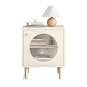 HIGOH Bedside Table Side Table Bedroom and Living Room Display Frame Nightstand Side Table Bedroom Storage Nightstand