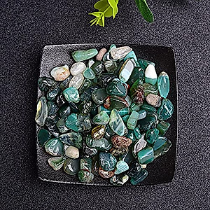FUFIZU 50/100g Natural Crystal Rose Quartz Amethyst Mixed Colorful Raw Stones Rock Crystals Tumbled Gravel Specimen Suitable Aquarium SHENGYUYIN (Color : Red, Size : 100g)