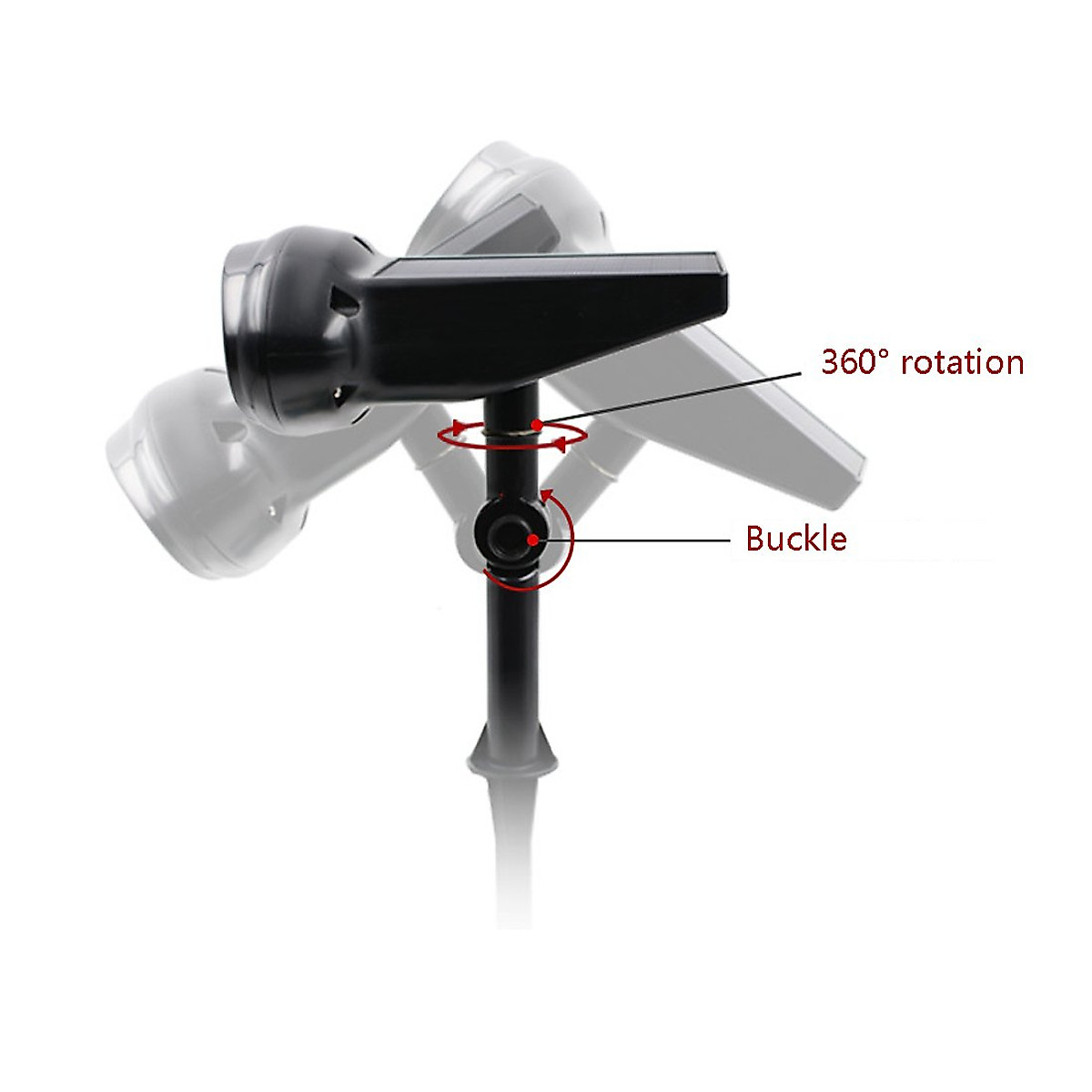 Penfly LED Solar Power Decorative In-ground Landscape Light Wall Night Lamp Outdoor Home Garden Yard Pathway Lawn Grassland White Color Auto ON/Off