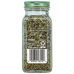 Simply Organic Basil Certified Organic, 0.54-Ounce Container