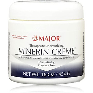 Therapeutic Moisturizing Minerin Creme 16oz for Dry, Sensitive Skin (Pack of 4)