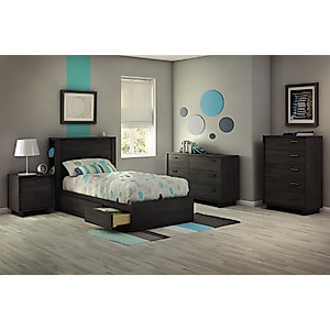 South Shore Fynn 6-Drawer Double Dresser, 0, Gray Oak