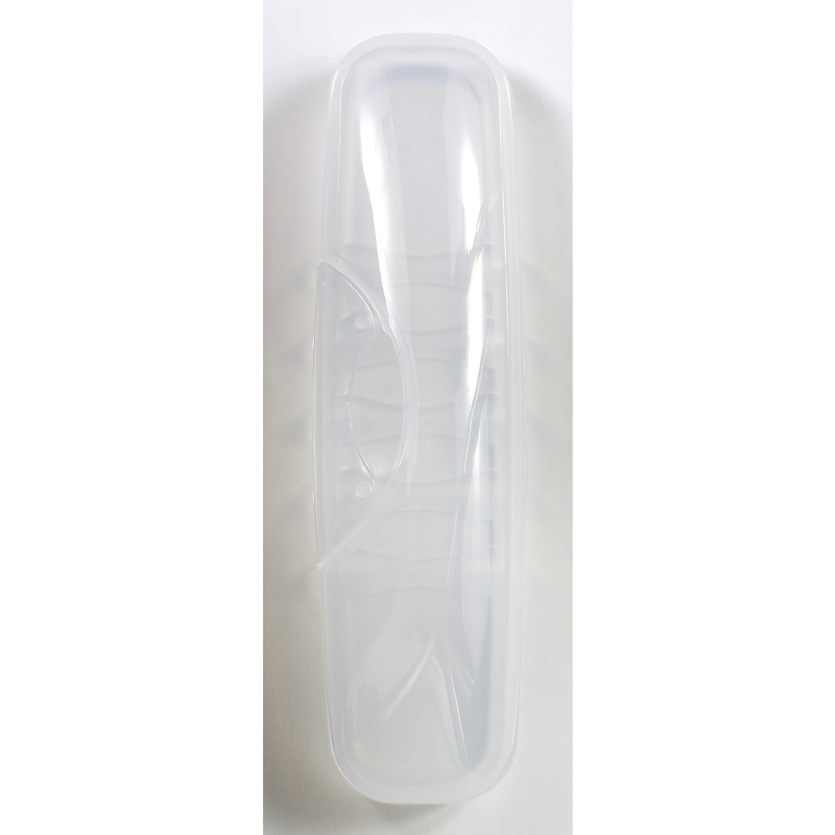 RADIUS Toothbrush Big Brush with Replaceable Brush Head BPA Free ADA Accepted - Right Hand - Marble Brush with Clear Case