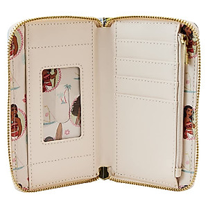Loungefly Disney Moana Princess Scene Zip Around Wallet