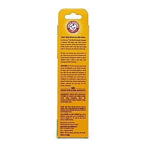 Arm & Hammer for Pets Clinical Care Dental Enzymatic Toothpaste for Dogs | Soothes Inflamed Gums | Safe for Puppies | Fresh Breath Vanilla Ginger - 72 Pack