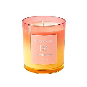 NEVAEHEART Scented Candle for Home,Pine&Eucalyptus,15.17 OZ Candle Gift Set for Women, Natural Soy Wax, Home Fragrance with Gift Box Valentines Day Decor