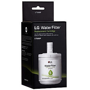LG LT500P - 6 Month / 500 Gallon Capacity Replacement Refrigerator Water Filter (NSF42 ADQ72910911 , White