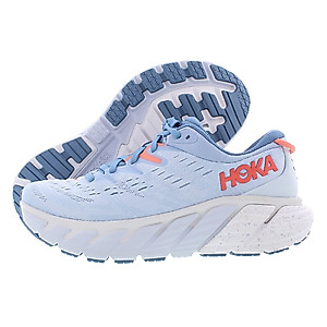 Hoka Gaviota 4 Women's Everyday Running Shoe - Blue Fog / Plein Air - Size 7.5