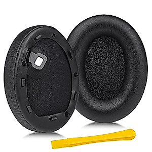 MOLGRIA Upgrade Ear Pads Cushion, Replacement Earpads with Pads Holder for Sony WH-1000XM4 Noise Canceling Headphone (Black)