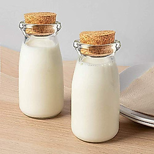 Brajttt 30Pcs Glass Favor Jar With Cork Lids，multifunctional,great decoration（100 ML,3.4OZ）