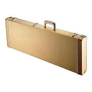 Gator Cases Deluxe Wood Standard Fits Fender Stratocaster/Telecaster Electric Guitar Case (GW TW)