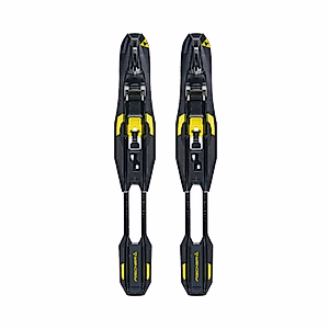 FISCHER Unisex Adults Control Step-in IFP Tool Free Turnamic High-Performance Nordic Cross Country (XC) Fitness Bindings, Black/Yellow (S60220)