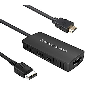 Sega Dreamcast to HDMI Converter, Supports 4:3/16:9 Switch, Plug and Play HDMI Converter for Sega Dreamcast, HD Link Cable for Sega Dreamcast(Sega DC)