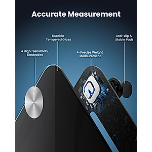 RENPHO Bluetooth Scale for Body Weight, Smart Weight Scale Digital Body Fat BMI Bathroom Scale, Elis 1 Body Composition Monitor with Health Analyzer, 396 lbs