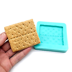 Graham crackers honey Mold Wax mold Resin mold Soap mold Realistic Flexible mold MS NC013