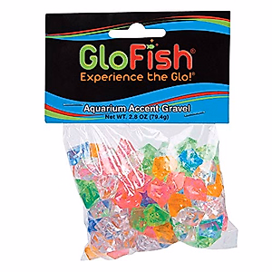 GloFish Accent Gravel for Aquariums, 2.8 Oz
