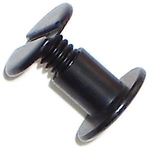 Hard-to-Find Fastener 014973120849 Screw Posts with Screws, 1/4, Piece-10