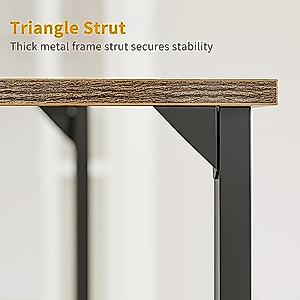 CubiCubi Computer Desk, 32 inch Small Home Office Desk for Small Spaces, Modern Simple Style for Home, Office, Study, Writing, Brown